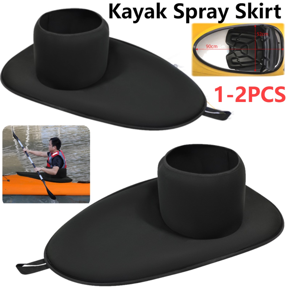 Jual Kayak Spray Skirt Cover Waterproof Spray Deck 4.0 Neoprene Fabric ...
