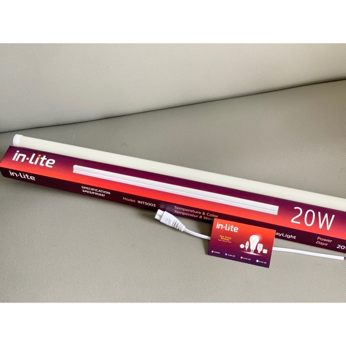 Jual LAMPU LED T5 INLITE 20W 20 W 20WATT 20 WATT 120 CM - INT5003 ...