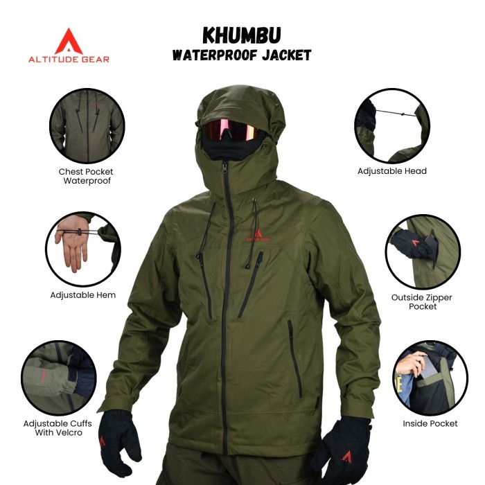 Jual Altitude Gear Khumbu Jaket Gunung Waterproof | Shopee Indonesia