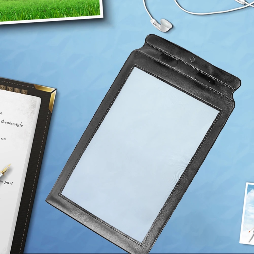 Jual Handheld Bookmark Flat Magnifier Portable 3X Magnifying Lens Sheet ...