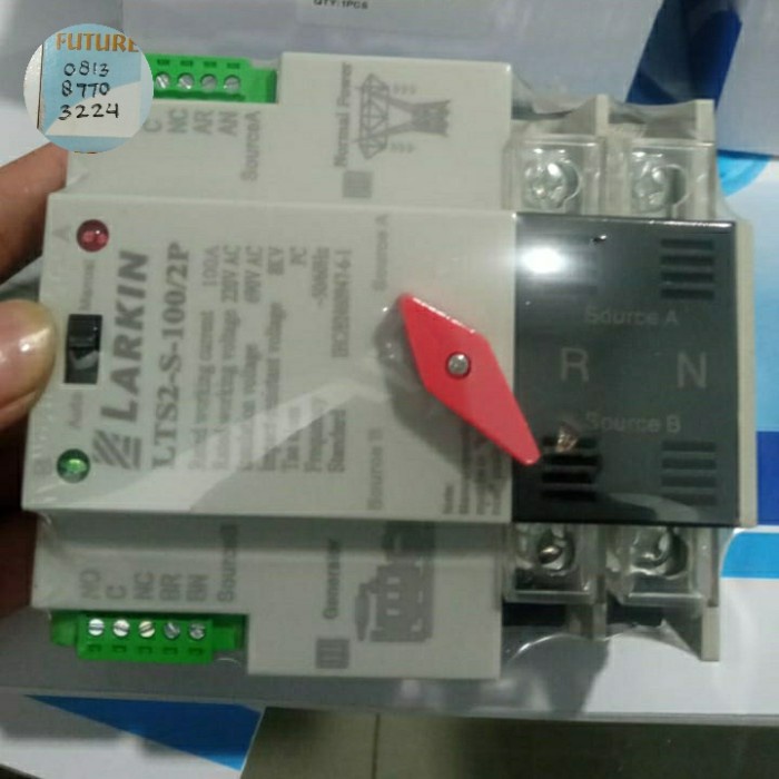 Jual Diskon ATS COS LARKIN LTS 2 - S 100A 2P / 2 pole automatic PLN ...