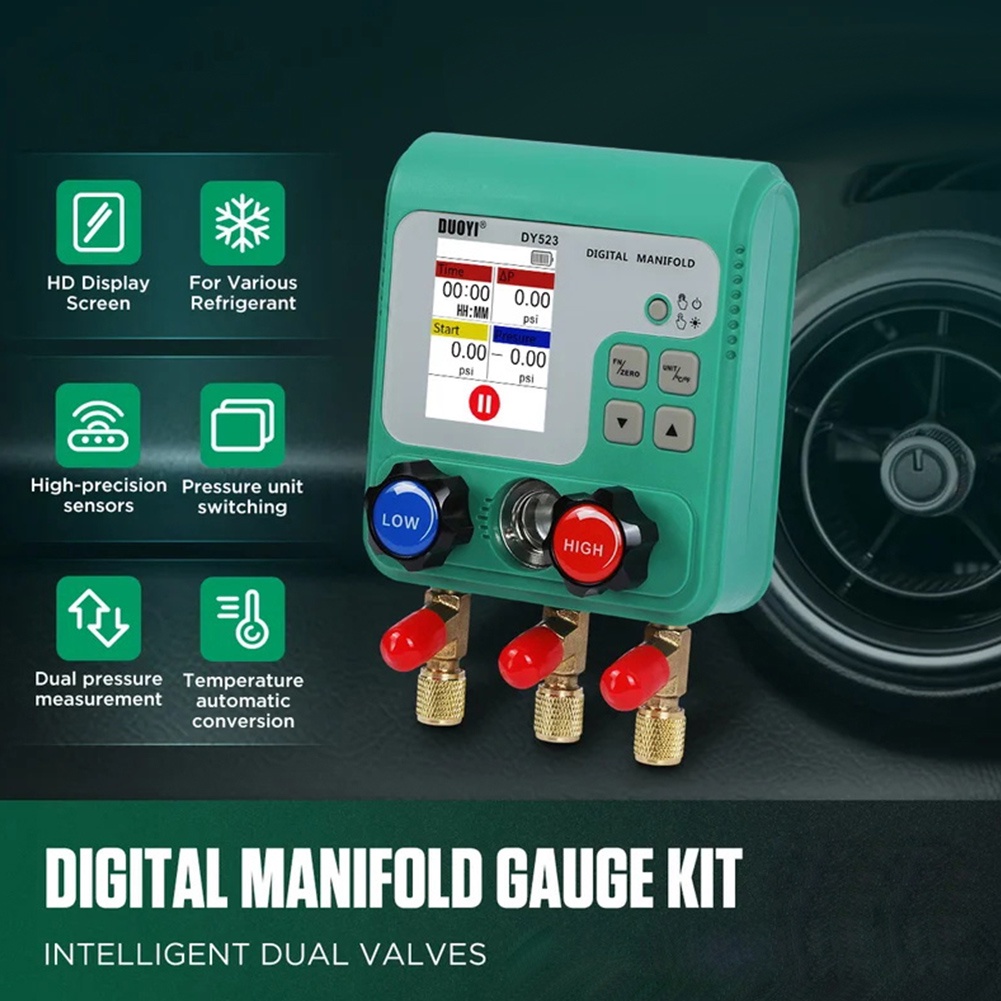 Jual 0-6000Kpa Vacuum Pressure Manifold Tester Meter Digital Car Air ...