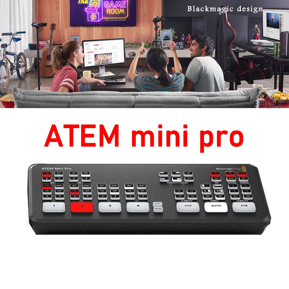 Jual Original Blackmagic Design ATEM Mini Pro BMD ATEM Mini Live Stream ...