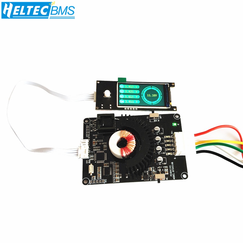 Jual Heltec LCD Display 4S 8S Heltec Smart Active Balancer 5A 10A with APP RS485 transformer ...