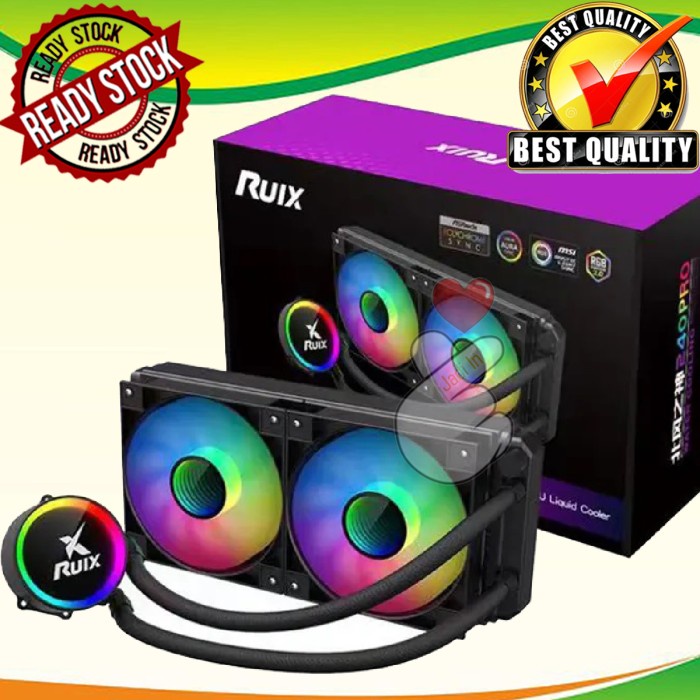Jual Ready Liquid Water Cooling CPU RGB AIO For intel & amd /Water ...