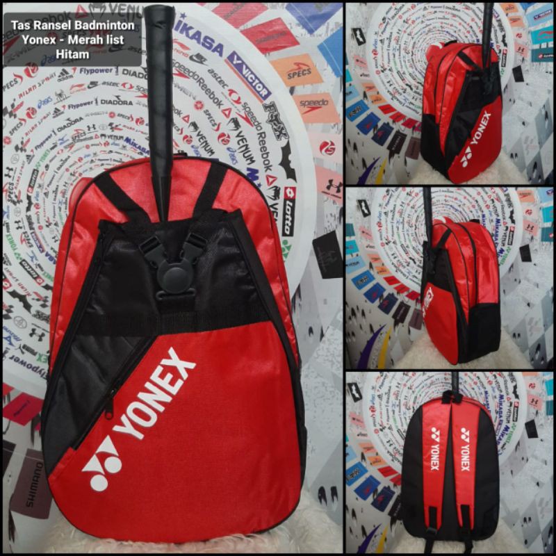 Jual DISKON TAS RAKET BULUTANGKIS RANSEL BADMINTON TAS PUNGGUNG ...