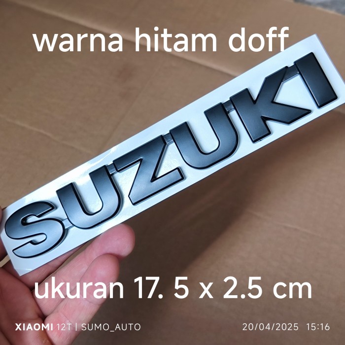 Jual Emblem Tulisan Suzuki Jimny All Grip Logo Badak Untuk Suzuki Jimny ...