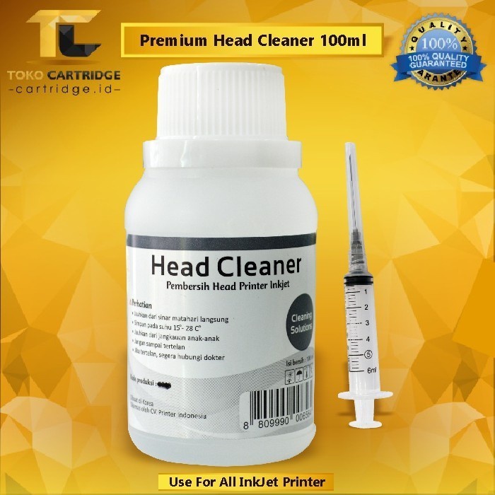 Jual Head Cleaner 100ml Inktec Original Repackaging Pencuci head ...