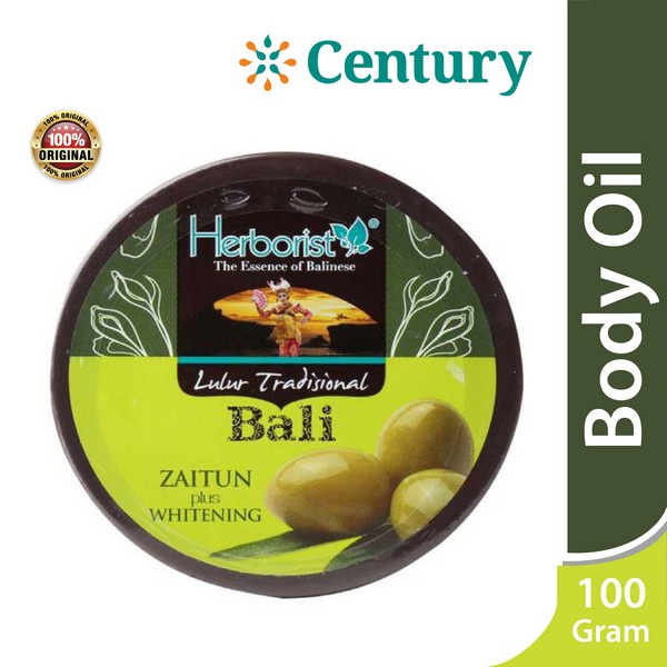 Jual Herborist Lulur Tradisional Bali Zaitun + Whitening Extract 100 gr ...