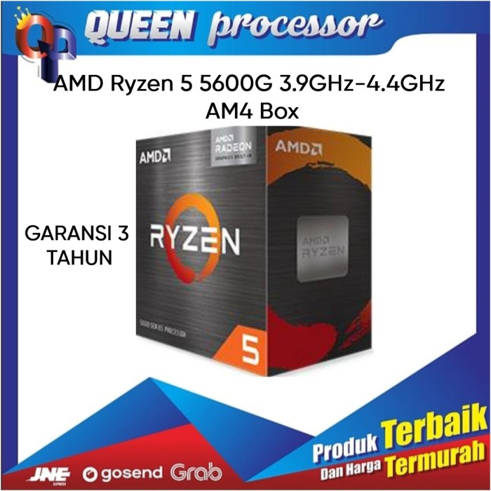Jual AMD Ryzen 5 5600G 3.9GHz 6 CPU cores 12 threads 7 GPU cores BOX ...