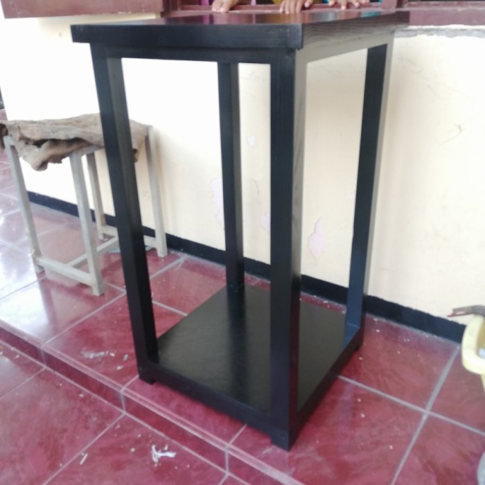 Jual PREMIUM Meja Serbaguna Meja Dispenser Galon Kayu Jati Belanda Mix ...