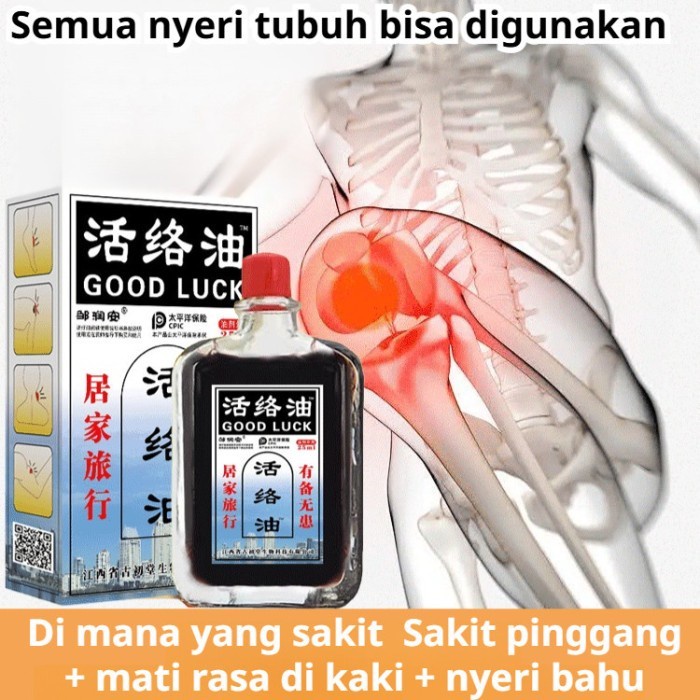 Jual Terlaris Minyak Pijat Herbal GoodLuck untuk Mengaktifkan sirkulasi ...