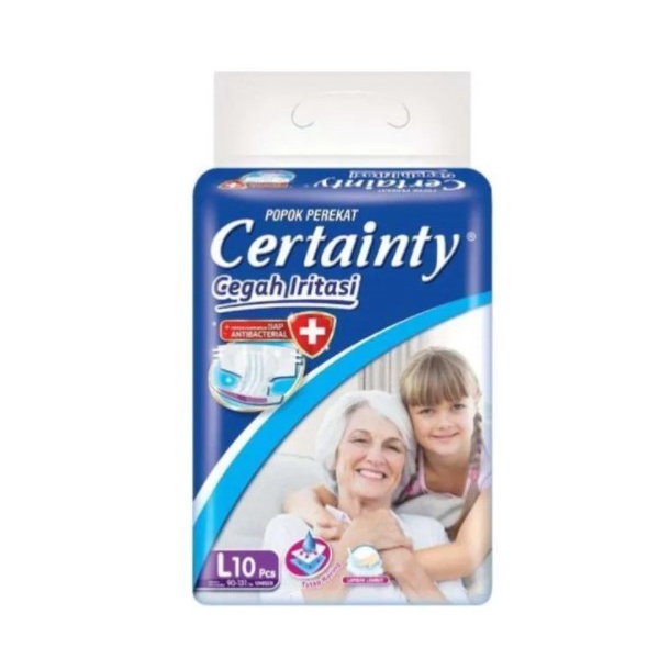 Jual Certainty Adult Diapers Tape L 10 Popok Dewasa Perekat | Shopee ...