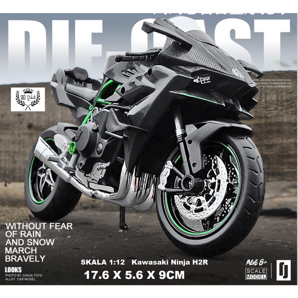 Jual Diecast Super Bike Kawasaki Ninja H2R Skala 1:12 Diecast Sepeda Motor | Shopee Indonesia