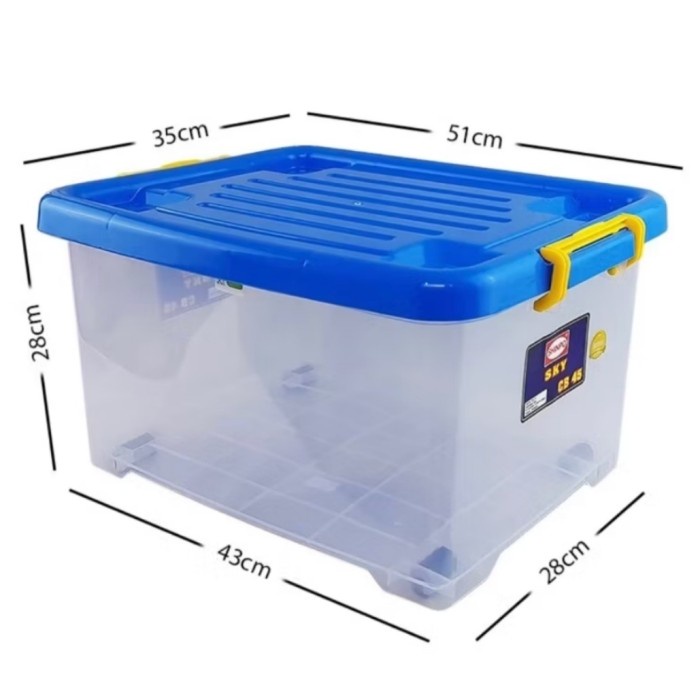 Jual ORIGINAL..!! CONTAINER BOX 45LITER KOTAK PENYIMPANAN SHINPO CB45 ...