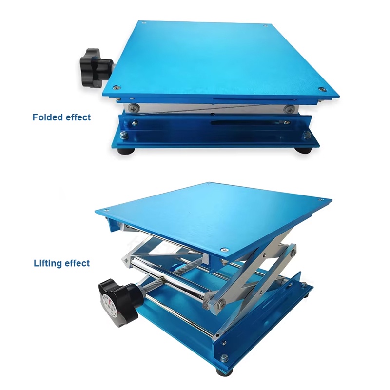 Jual Woodworking Manual Lift Platform Stainless Steel Lab Plate Jack ...