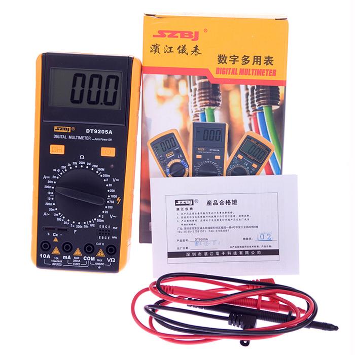 Jual Dt9205A Merk Szbj Multitester Digital Layar Jumbo ( Fitur Lengkap ...