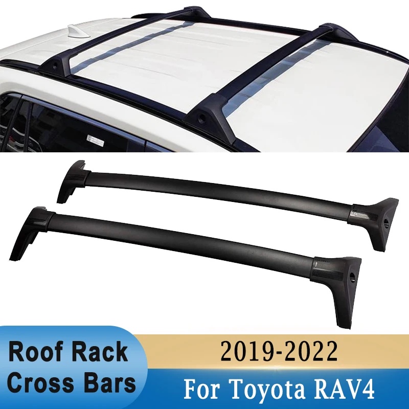 Jual For TOYOTA RAV4 2019-2022 Roof Rack Cross Bars Luggage Carrier ...