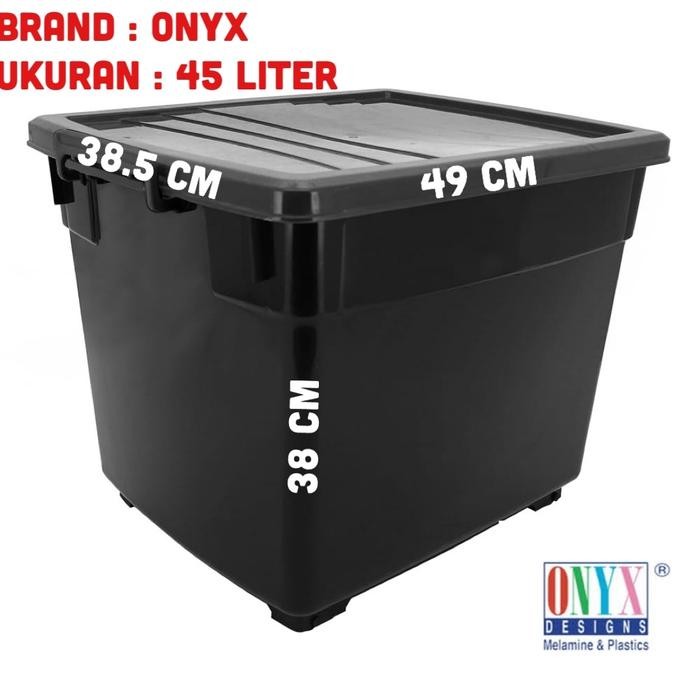Jual Box Container Hitam onyxx | Shopee Indonesia