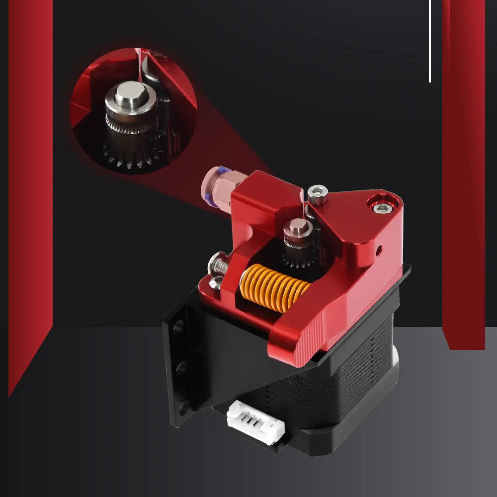 Jual New Dual Drive Extruder All Metal Double Gear Extruder Right ...