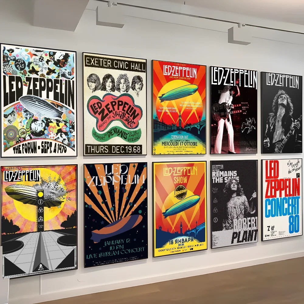 Jual Band L-Leds Cool Z-Zeppelins Classic Vintage Posters Hd Quality ...