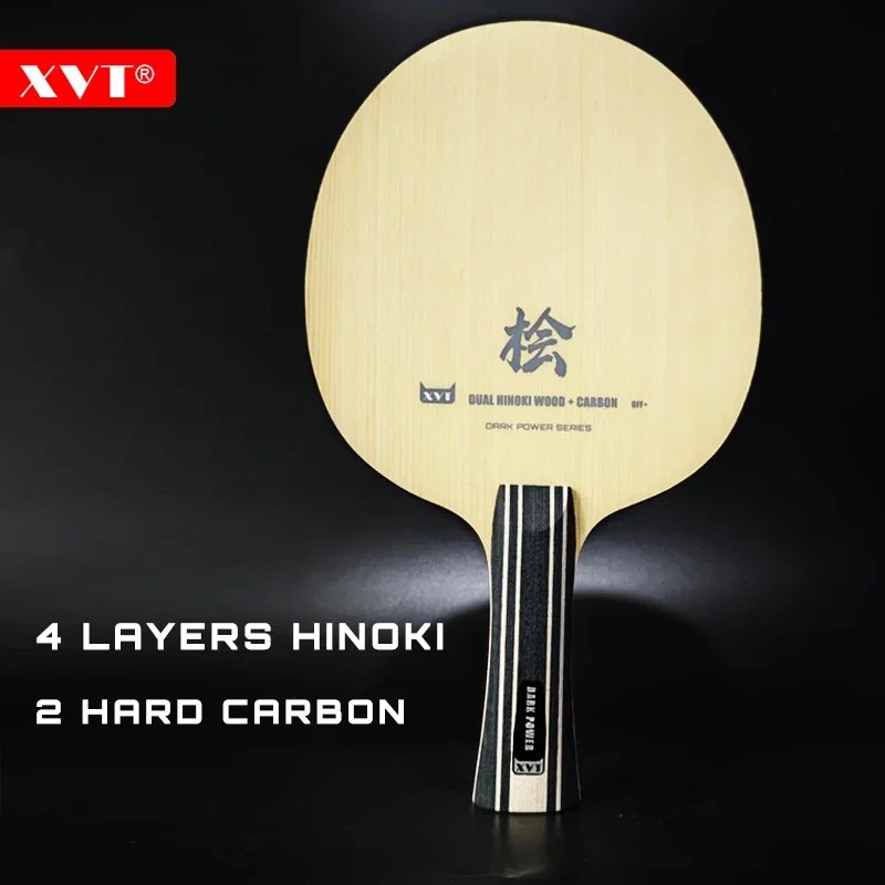 Jual XVT Dual HINOKI CARBON Dark Power Table Tennis Blade/ ping pong ...
