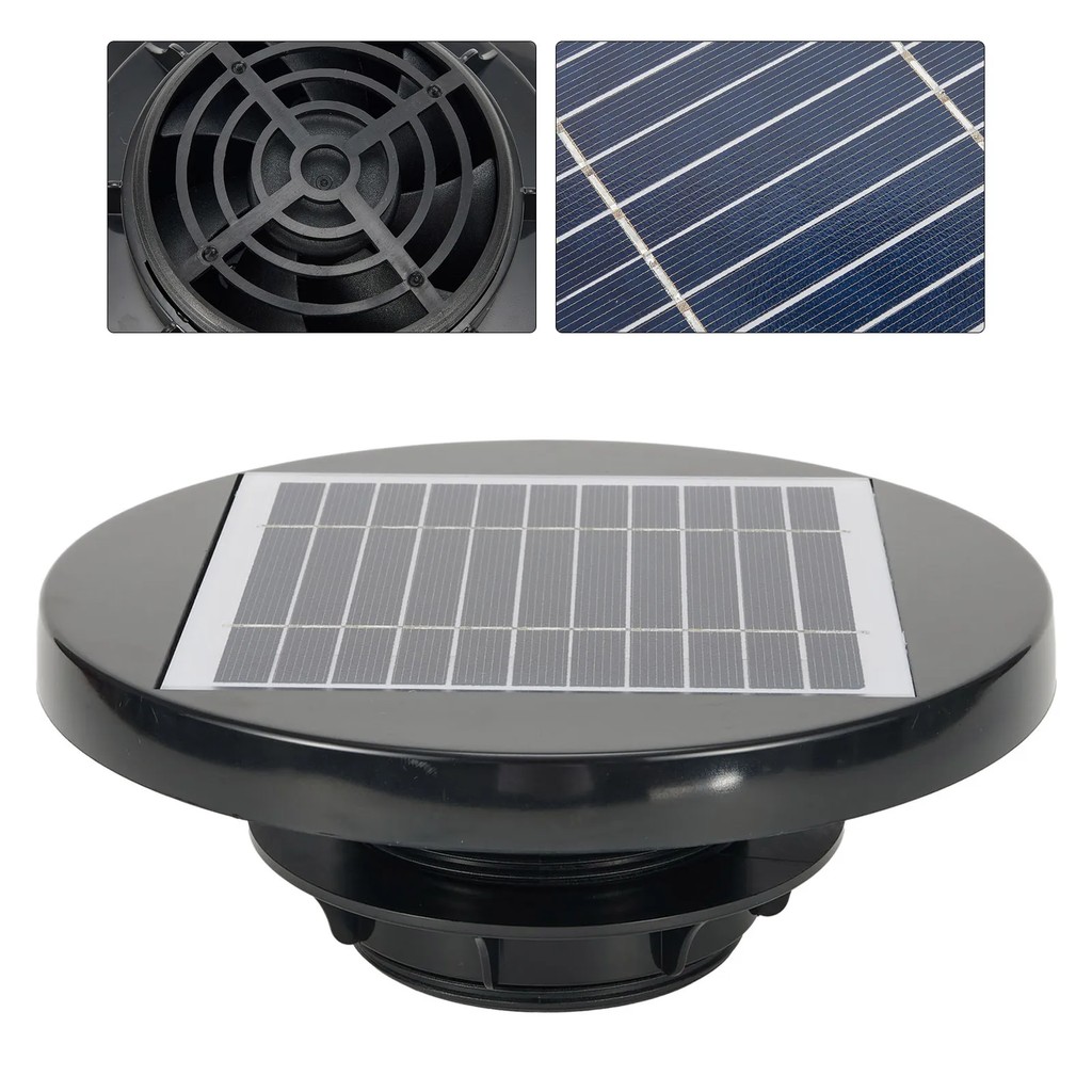 Jual Solar Exhaust Fan Ventilator Loft Vent Solar Panel Powered Roof ...