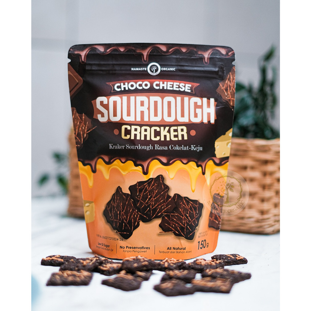 Jual Cemal Cemil Makyus Sourdough Cracker Choco Cheese 150Gr - Gula ...
