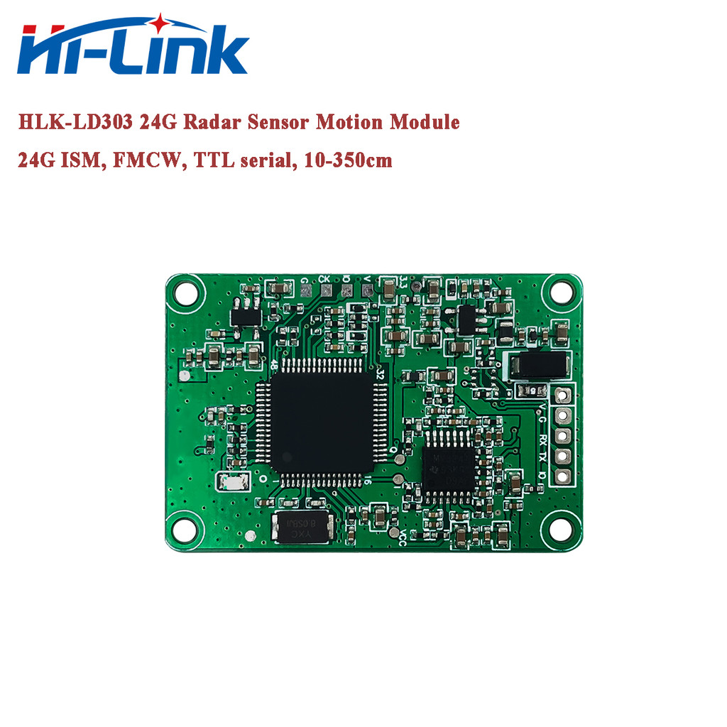 Jual Hi-Link HLK-LD303 24G Millimeter Wave Ranging Radar Sensor Module LD303 Smart Motion TTL ...
