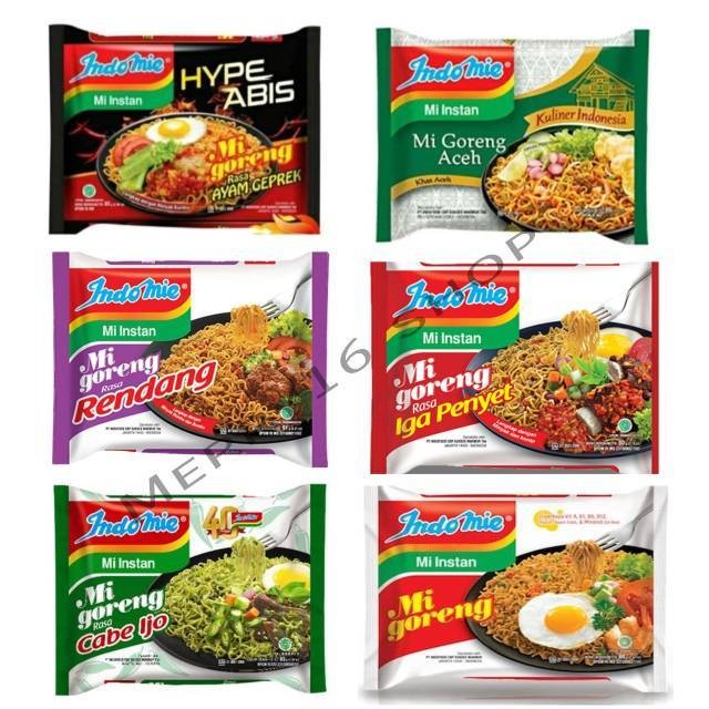 Jual Indomie Goreng / Iga penyet / Rendang / cabe ijo / Hype geprek ...
