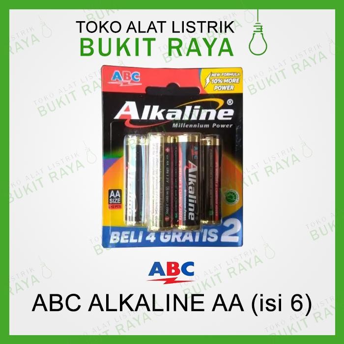 Jual JooNE- ABC Alkaline Baterai AAA / AA Battery Batere A2 / A3 (isi 6pcs) | Shopee Indonesia