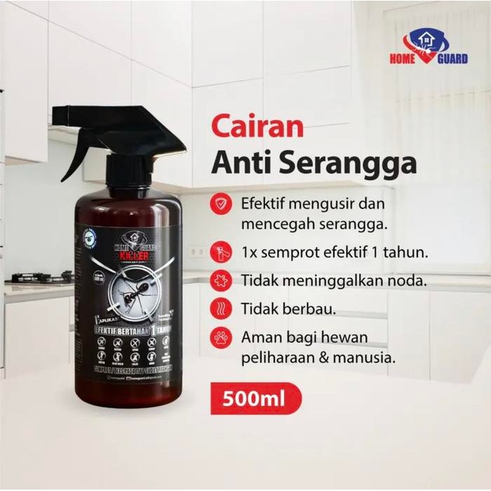 Jual HOME GUARD Anti Semut Anti Serangga 100ml/250ml/500ml Cairan Anti ...