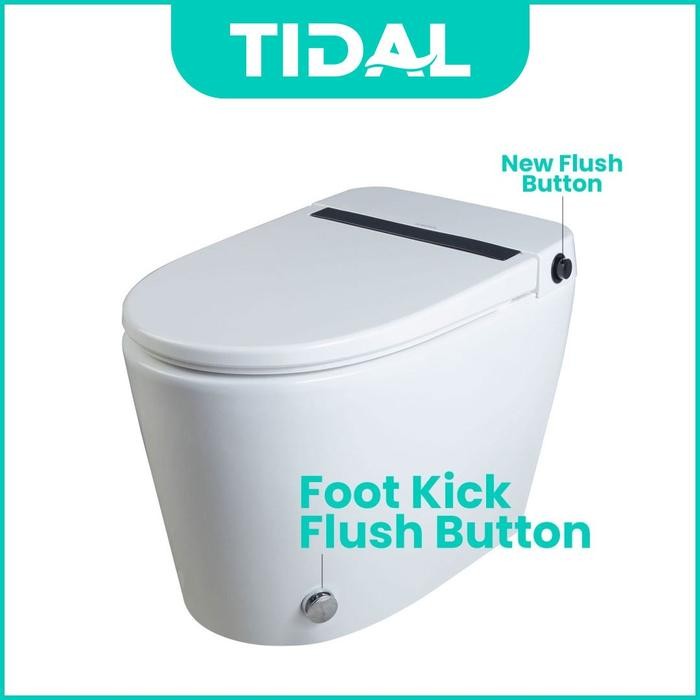Jual TIDAL Toilet Kloset Duduk Siphonic Soft Close Powerful Flush TD152 ...