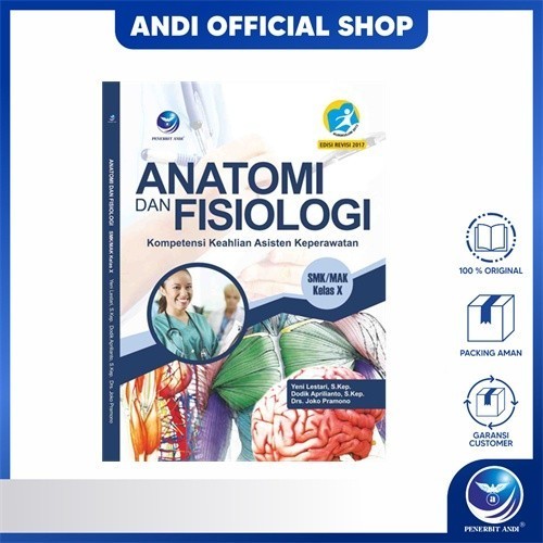 Jual Penerbit Andi - Buku Anatomi Dan Fisiologi, Kompetensi Keahlian Asisten Keperawatan, SMK ...