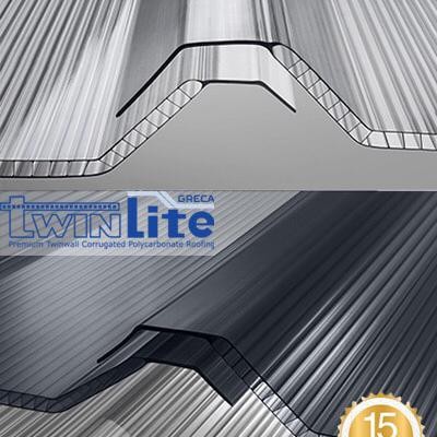 Jual Atap Poly Gelombang Twinlite Greca Transparan Original Dan ...