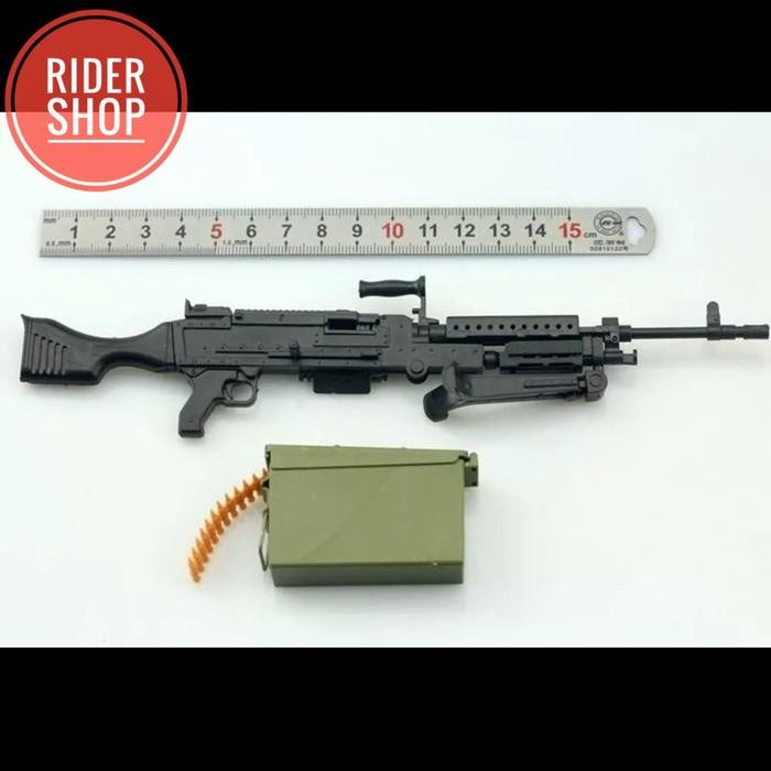Jual 1/6 MACHINE GUN M240B MODEL KIT UNTUK KITBASH, HOT TOYS, TBLEAGUE ...