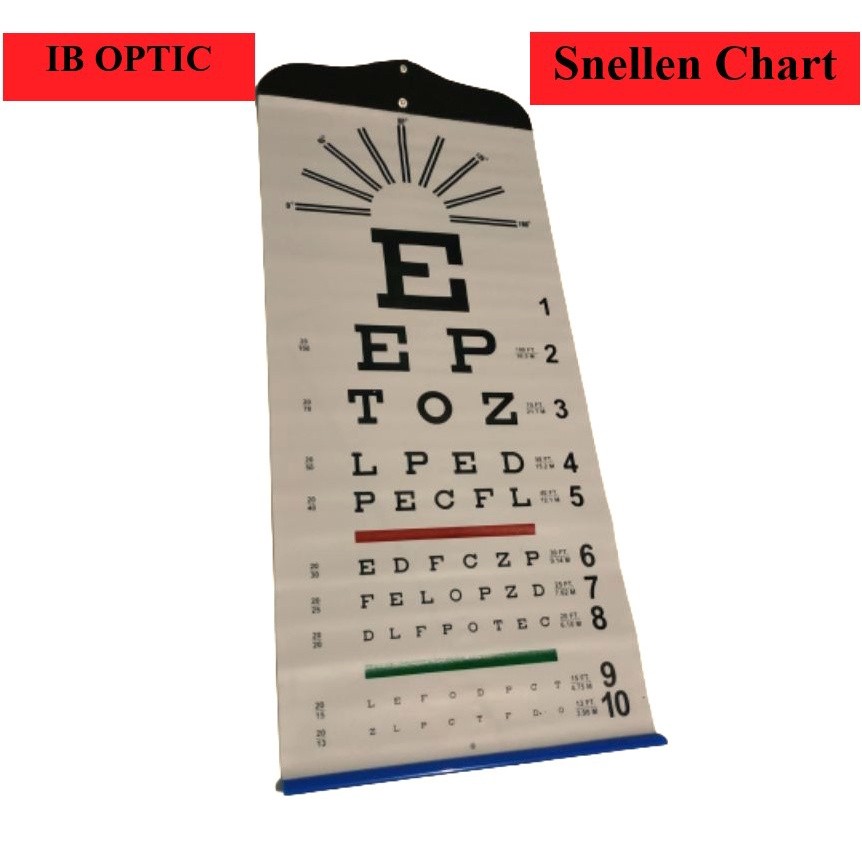 Jual Snellen Chart Abjad Bahan Kain alat test mata rabun jauh | Shopee ...