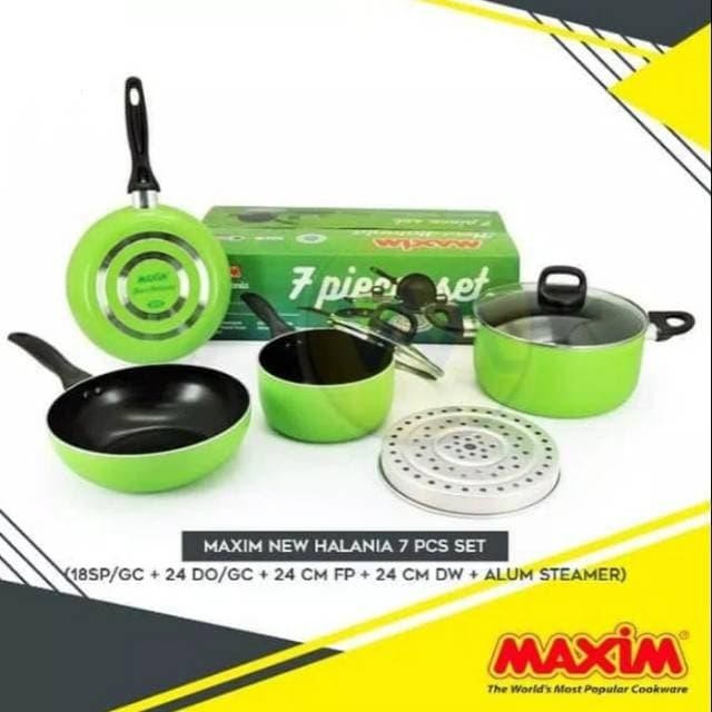 Jual Pawongenz Panci Set Maxim Teflon Halania Halal 7Pcs | Shopee Indonesia