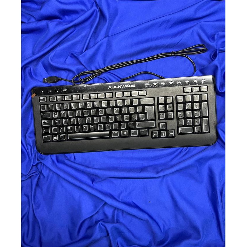 Jual Dell Alienware SK-8165 Slim Black Multimedia USB Wired Keyboard ...