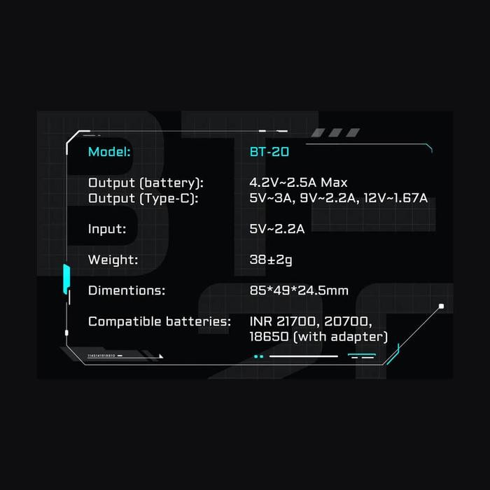 Jual Kodai Bt-20 Mk2 Wingman Tactical Edc Power Bank Module Battery Charger | Shopee Indonesia