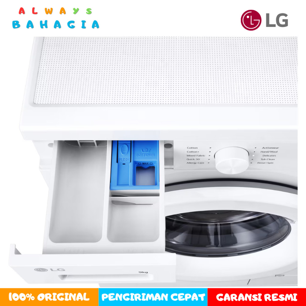 Jual LG FB1207S6W Mesin Cuci Front Loading 7 Kg 1200 Rpm Inverter ...