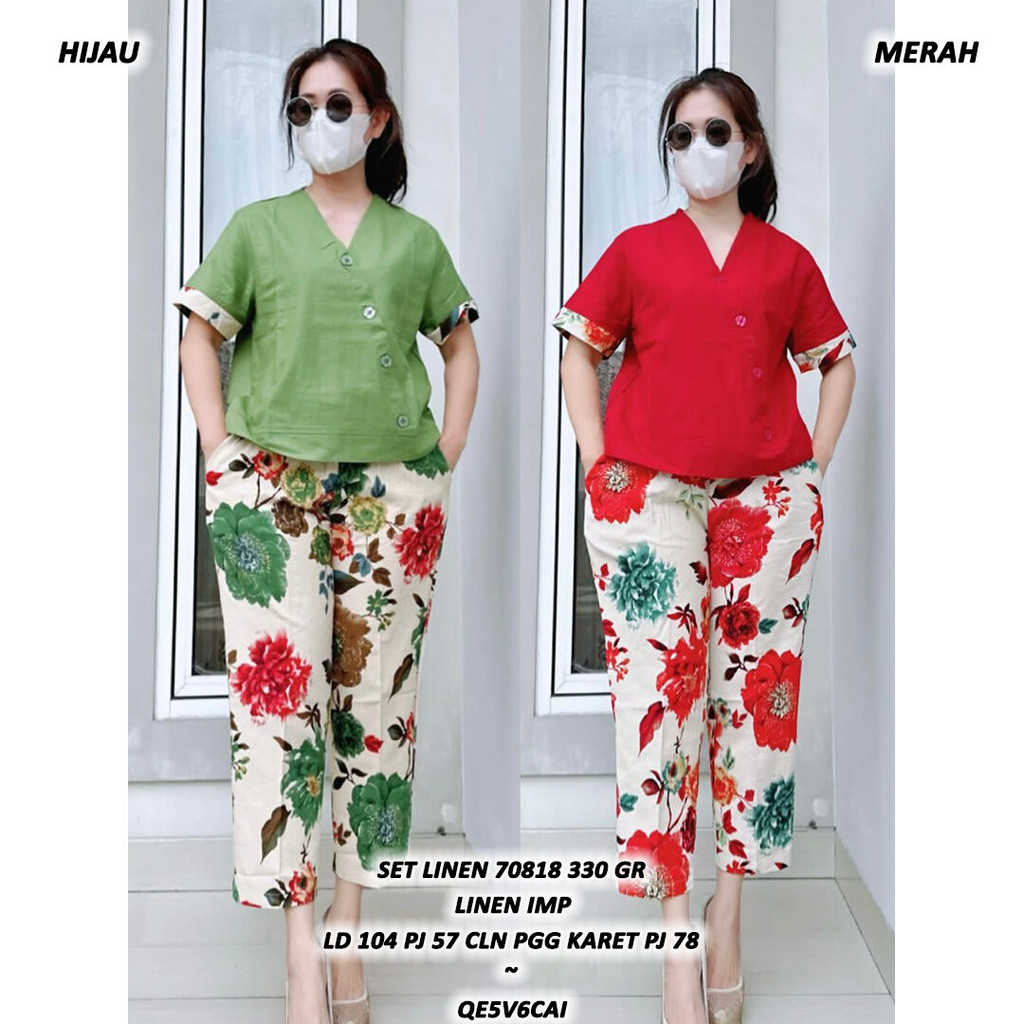 Jual SET LINEN 70818 330 GR #KUALITAS TANPA TANDING | Shopee Indonesia