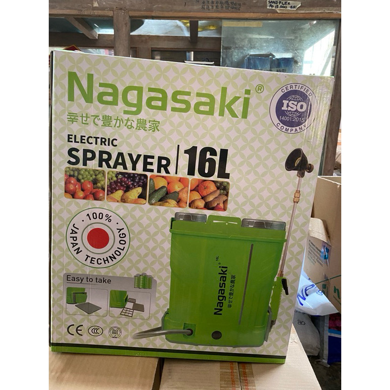 Jual tanki semprot sprayer elektrik nagasaki 16ltr | Shopee Indonesia