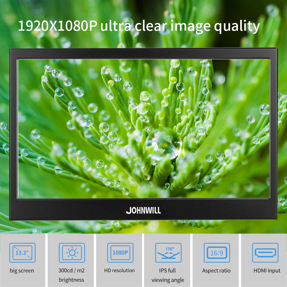 Jual Top! 13.3 Portable Monitor 2K full HD gaming monitor touch screen ...