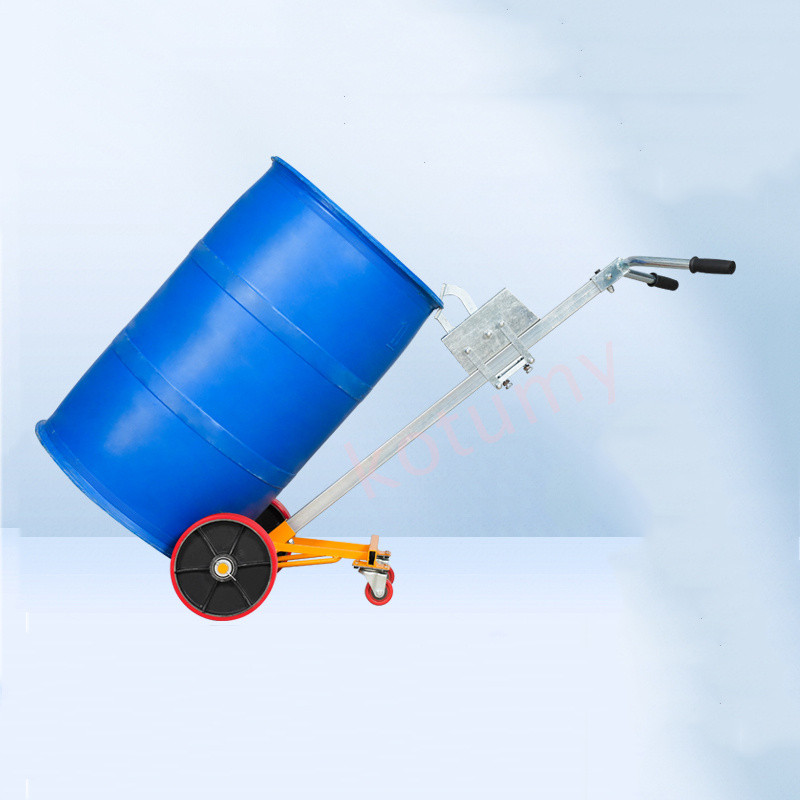 Jual 450KG Small Forklift Oil Drum Handling Truck Loading And Unloading ...