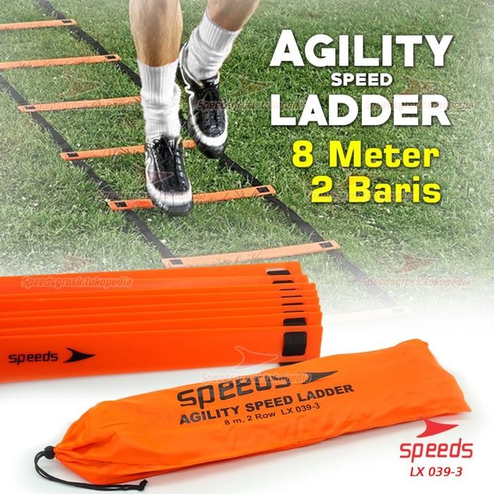 Jual Agility Ladder Speeds 8 Meter Ladder Drills Training Tangga ...
