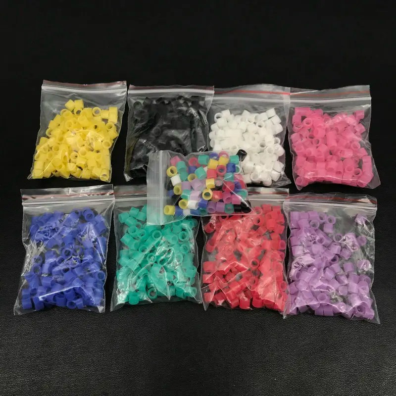 Jual 100Pcs/Pack Dental Code Rings Standard Color Recognition Colorful ...