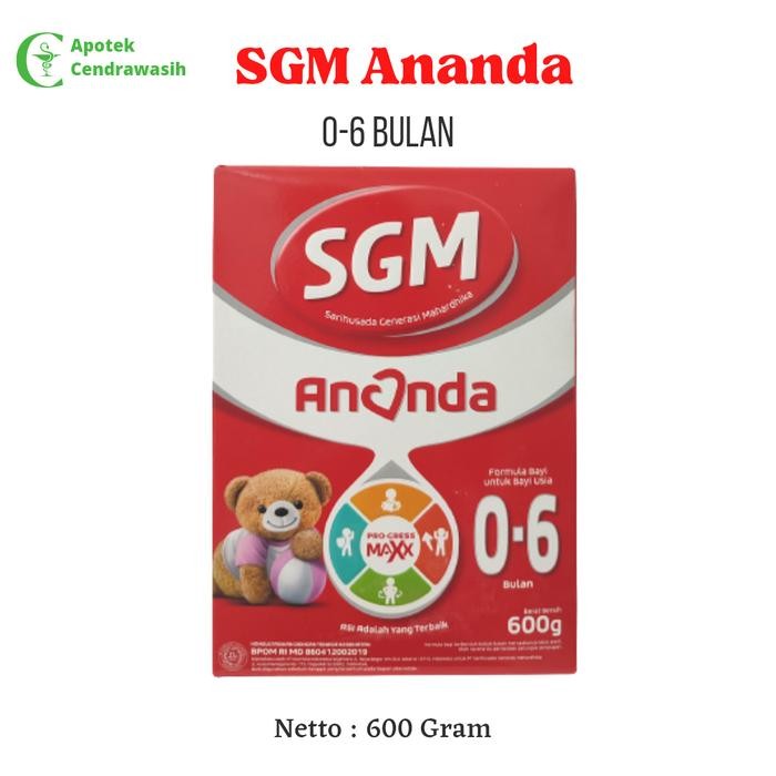 Jual SGM ANANDA 1 0-6 BULAN 600 GRAM | Shopee Indonesia
