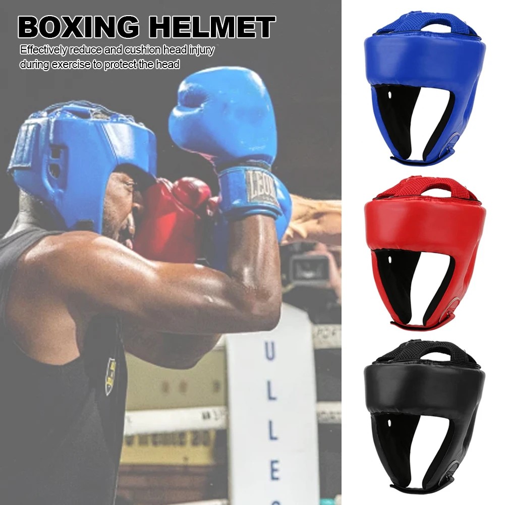 Jual MMA Helmet adult male Female fighting muay thai kick boxing ...