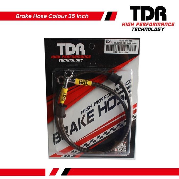 Jual Tdr Racing Selang Rem Depan Black Carbon 35 Inch - 90 Cm Universal ...